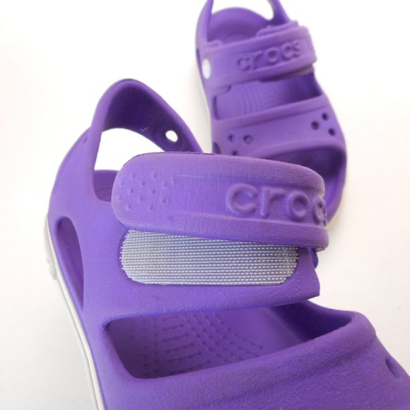 CROCS | Shoes | Crocs Girls Size 3 C13 Crocband Ii Purple Sandals ...